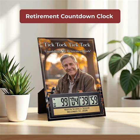 Retirement Countdown Clock Retirement Clock Countdown To Retirement