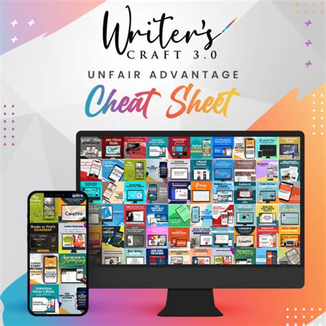 Writers Craft 30 Unfair Advantage Cheat Sheet