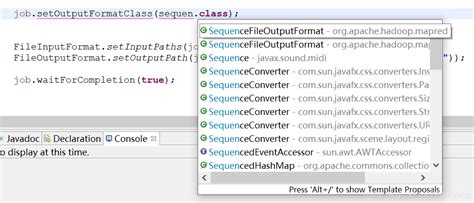 The Method Setoutputformatclass In The Type Job Is Not Applicable For