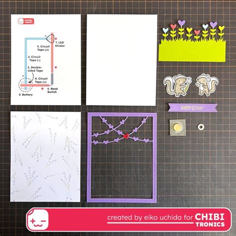 How To Make Light Up Skunk Card With Reed Switch Chibitronics