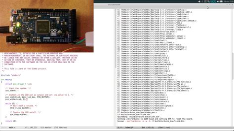2 Simba Blink Example On Arduino Due Youtube