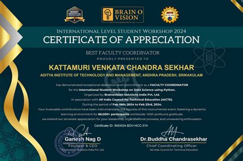 Vcs Kattamuri On Linkedin Certificateofappreciation Gratitude