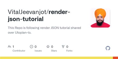 GitHub VitalJeevanjot Render Json Tutorial This Repo Is Following Render JSON Tutorial Shared