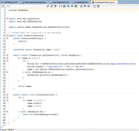 Oracle Jdeveloper 12c 1213 Tutorials Leveraging A Local Sqlite
