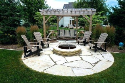 40 Best Flagstone Patio Ideas With Fire Pit Hardscape Designs