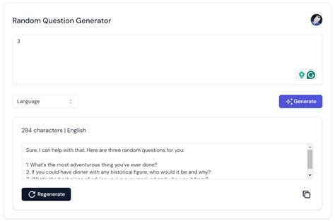 free random question generator by merlin ai