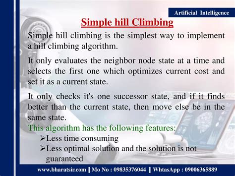 Hill Climbing Algorithm In Artificial Intelligence Ppt