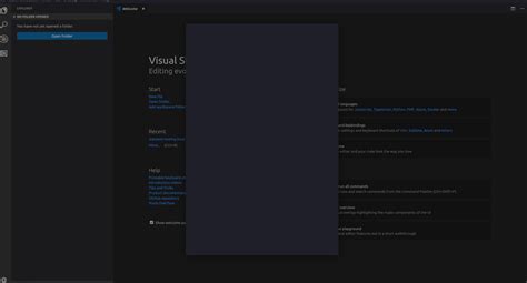 VScode Open Folder Is Showing Blank Window Issue Dracula Gtk GitHub