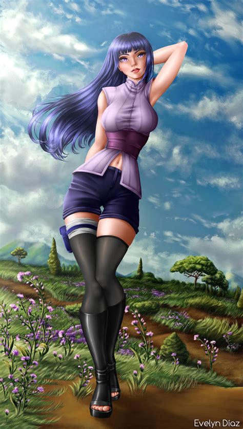 Hinata Hyuga Fan Art Naruto By Evelyndiaz On Deviantart