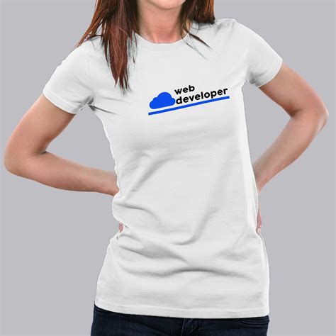 web developer t shirt for women