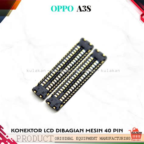 BARU KONEKTOR LCD DI MESIN OPPO A S SOKET LCD OPPO A S CONNECTOR LCD FPC Lazada Indonesia