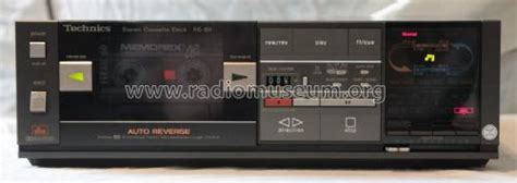 Stereo Cassette Deck RS R R Player Technics Brand Build Radiomuseum Org