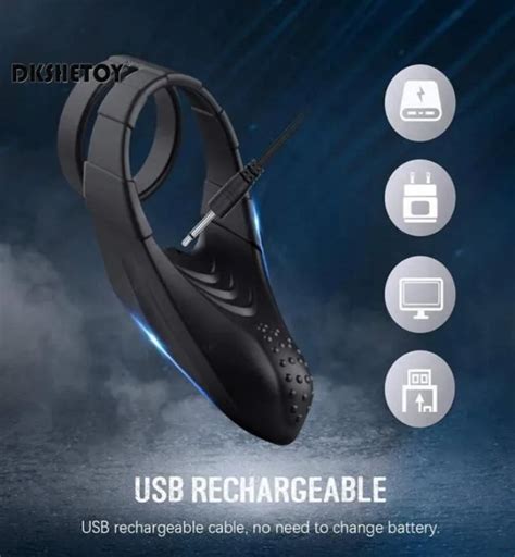 에서 섹시 의상 명을위한 진동 수탉 반지 진동기 실리콘 전립선 마사지 반지 원격 제어 USB 충전식 vibratat DHgate