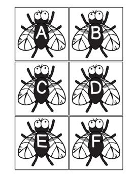 Letter And Number Fly Swat Game Letter Recognition Numbers 1 20