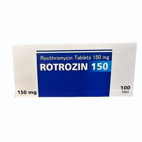 150 Mg Roxithromycin Tablet At Rs 135 Box Roxithromycin Tablets In