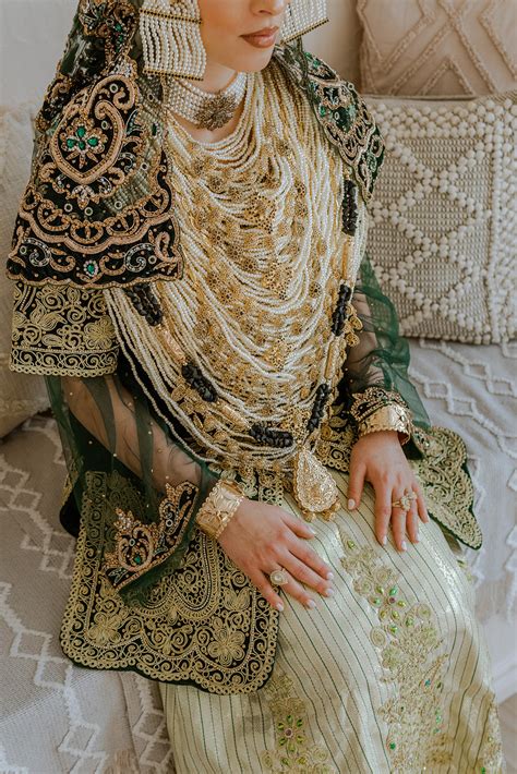 Chedda Tlemcenia Verte Narimane Haute Couture