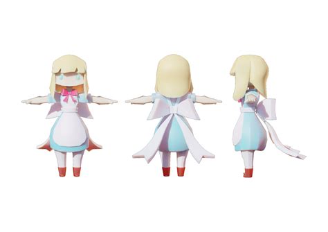 3d Model Alice Classic Vr Ar Low Poly Cgtrader