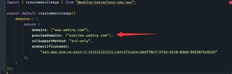 expose configuration for website app preview cloudfront · issue 2616