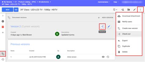 Check Out A Document Create A Draft Version AODocs Knowledge Base