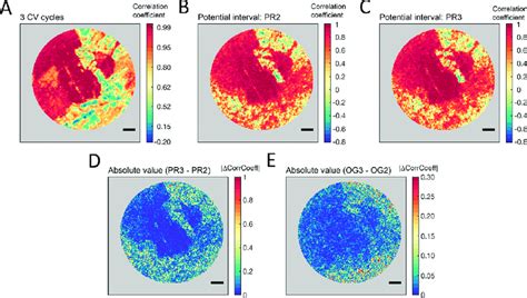 Correlation Coefficient Analysis A Correlation Coefficient Map Of Download Scientific