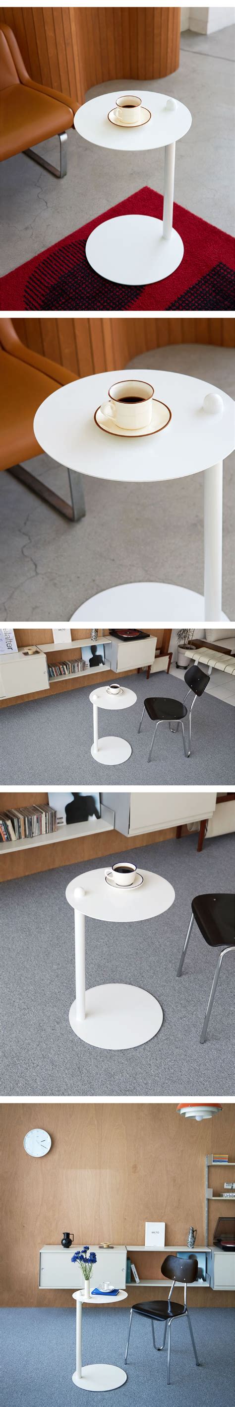 폼 사이드 테이블 화이트 감도 깊은 취향 셀렉트샵 29cm