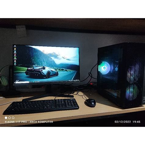 Jual Pc Gaming Editing Rendering Core I Feat Rx Gb Ram Gb Shopee Indonesia