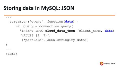 MySQL Flexible Schema For IoT