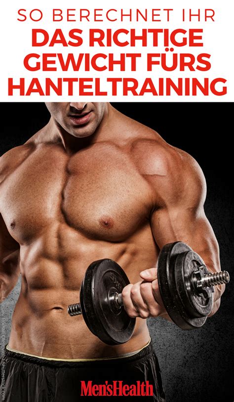 Hantel Gewicht Bestimmen So Findest Du Das Richtige Gewicht Krafttraining Kraft Training