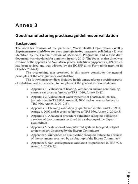 Good Manufacturing Practices Guidelines On Validation Pdf Verification And Validation