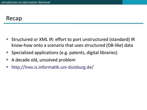 Ppt Xml Retrieval Powerpoint Presentation Free Download Id1849760