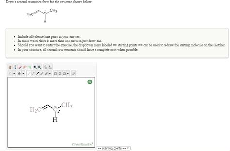 Draw A Second Resonance Form For The Structure Shown Below Biketrip
