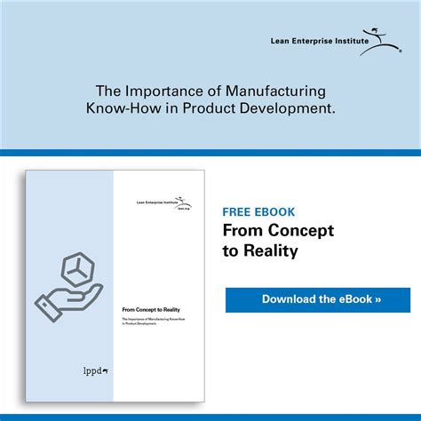 Productdevelopment Processimprovement Leanthinking Ebook Lean