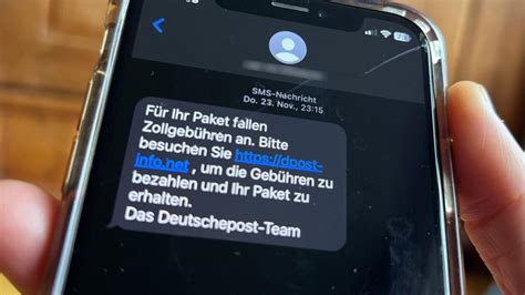 Vorsicht Bei Paketdienst Sms Vermehrte Betrugsmasche Vor Ostern
