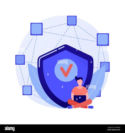 Decentralized Application Abstract Concept Vector Illustration Stock Vector Image And Art Alamy