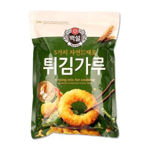 백설자연재료튀김가루 1kg씨제이제일제당주 배민 장보기∙쇼핑