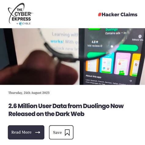 The Cyber Express By Cyble On Linkedin Cybersecurity Dataprivacy Darkweb Vulnerability