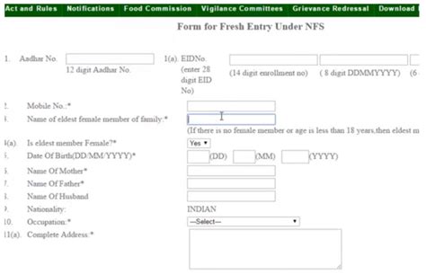 Ration Card Types Eligibility Application Apply And Download