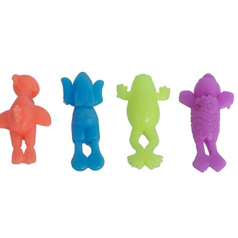 5 Pieces Of Catapult Dinosaur Finger Super Soft Slingshot Stress Relief