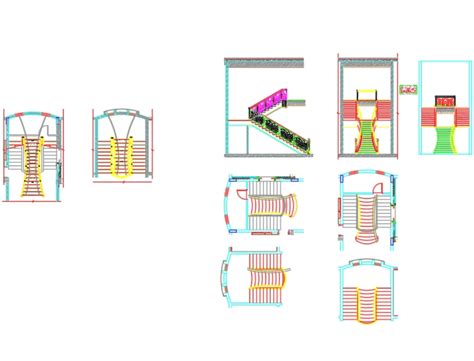 Baroque Staircase In Autocad Download Cad Free 270 27 Kb Bibliocad