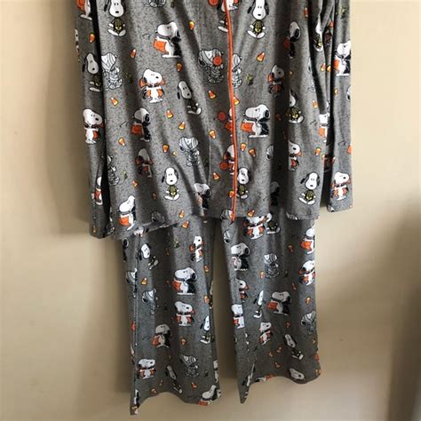 Peanuts Intimates And Sleepwear Peanuts Halloween Pajama Set Large
