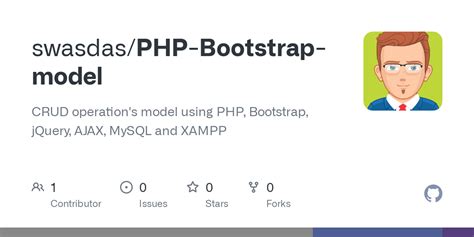 GitHub Swasdas PHP Bootstrap Model CRUD Operation S Model Using PHP Bootstrap JQuery AJAX