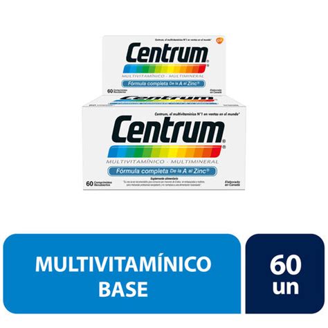 Centrum Formula Global Fco 60 Comp Rec Farmacias Ahumada