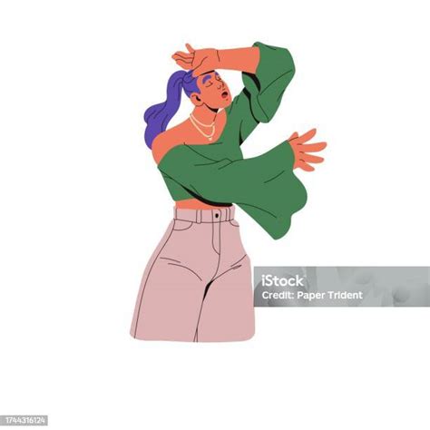 드라마 여왕 연극 예술가는 비극적 인 역할을합니다 연극 연기자 연기 슬픔 슬픔 여배우는 슬픈 감정을 극화하고 고통스럽고 몸짓합니다 흰색 배경에 있는 평면 격리 벡터 그림