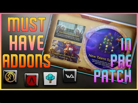 Pre Patch New UI Are LIVE HOWEVER These Addons Are Stil A MUST