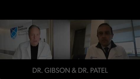 [video] C Michael Gibson M S M D On Linkedin Dr Manesh Patel And I Discuss The Early