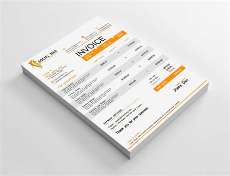 INVOICE On Behance