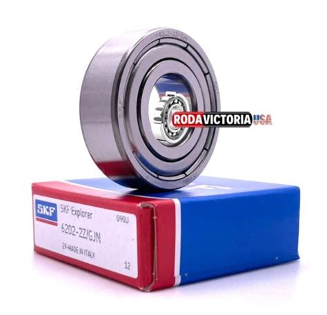 SKF 6202 ZZ GJN Deep Groove Ball Bearing, Metal Shielded 12x35x11 mm ...