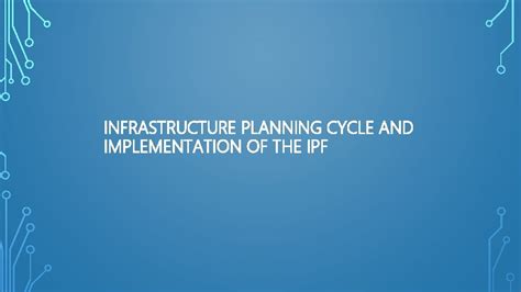 Infrastructure Prioritization Framework A Tool To Support The
