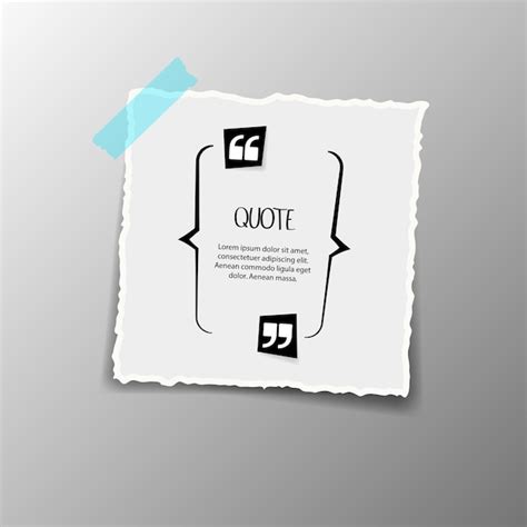 Premium Vector Text Box Design With Note Papers