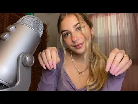 ASMR Fast and Aggressive Tapping and Scratching with LONG NAILS 🥰 Whispering - YouTube